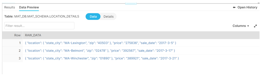 Loading Json File From Azure Blob To Snowflake Using Matillion Etl