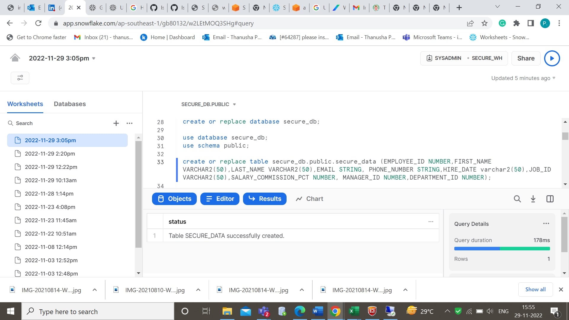 Data masking using column level security and row access policy in ...