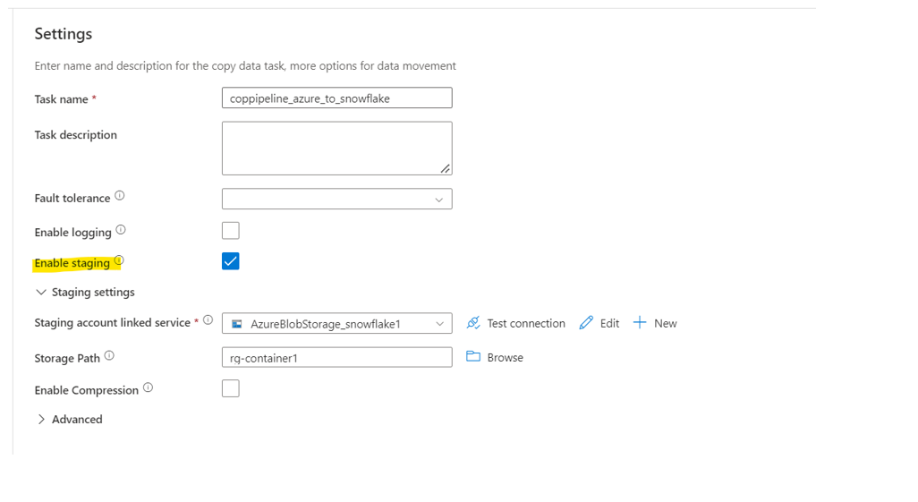Using Azure Data Factory Ingest Load Data From Azure Blob Storage To Snowflake Mouri Tech